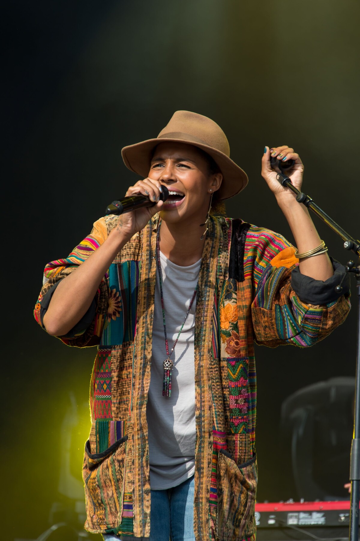 Photo : Ayo à La Courneuve, le 13 septembre 2014. - Purepeople