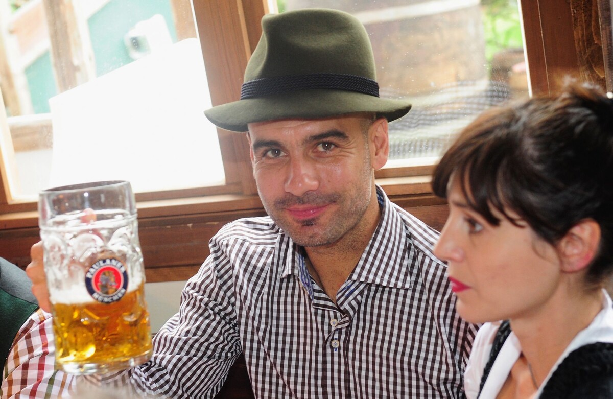 Photo : Le coach Pep Guardiola et sa femme Cristina Guardiola à Munich ...