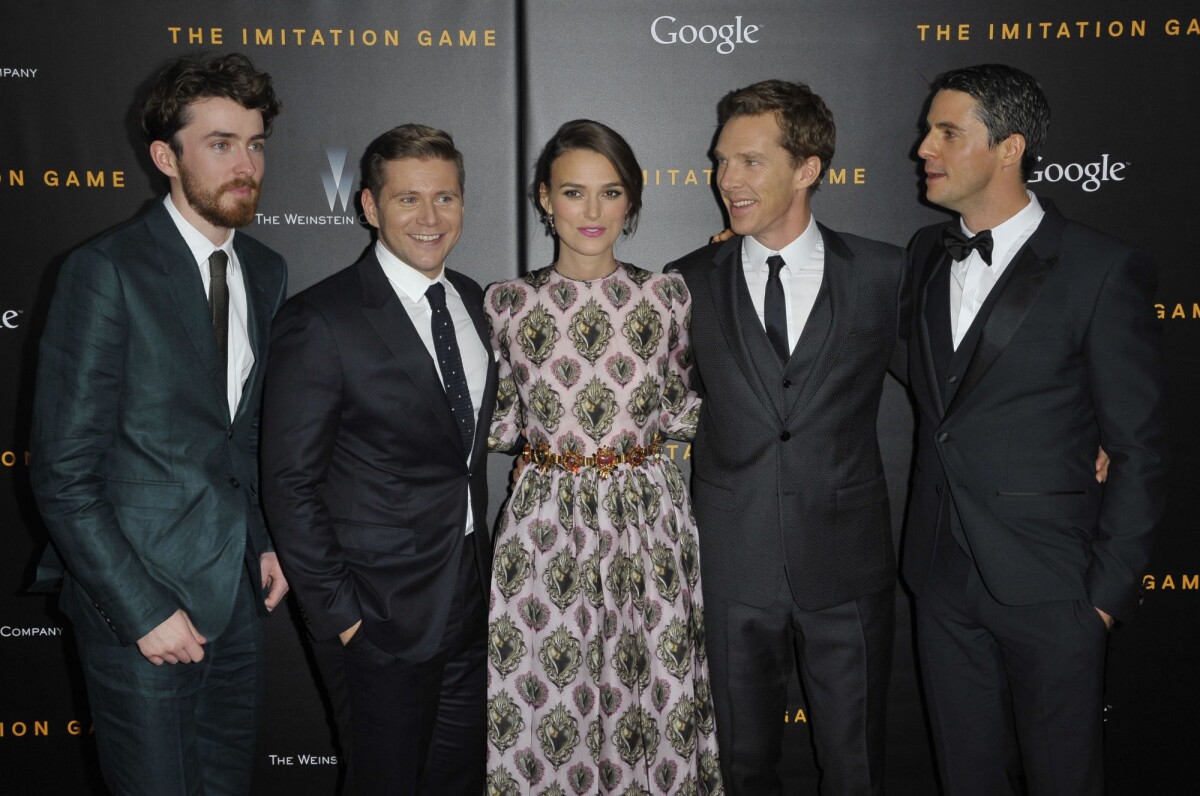 Photo : Mathew Beard, Allen Leech, Keira Knightley, Benedict ...