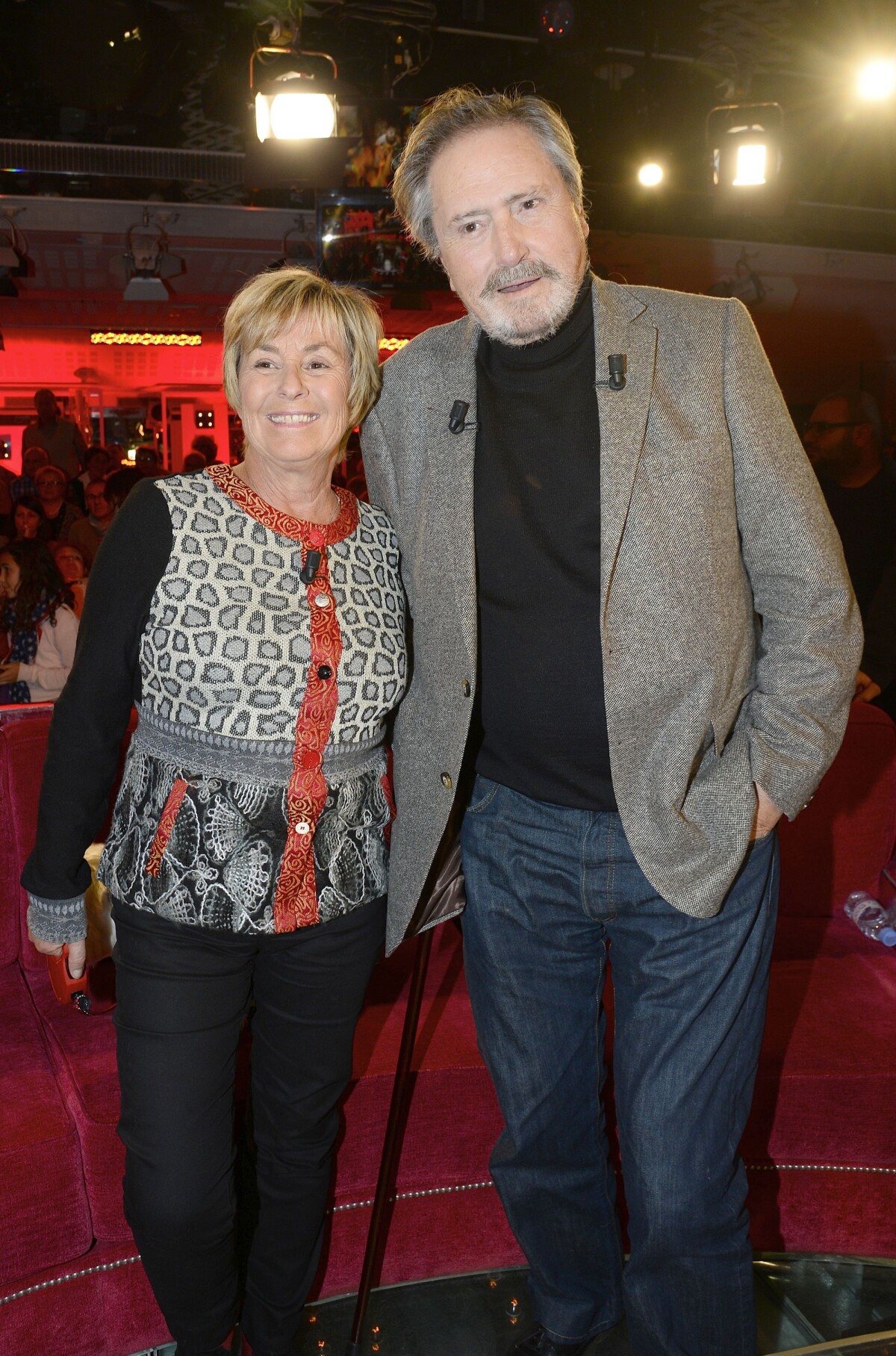 Photo : Victor Lanoux et sa femme Véronique Langlois - Enregistrement ...