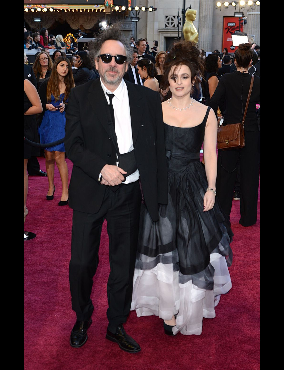 Photo : Tim Burton et Helena Bonham Carter lors de la cérémonie des ...
