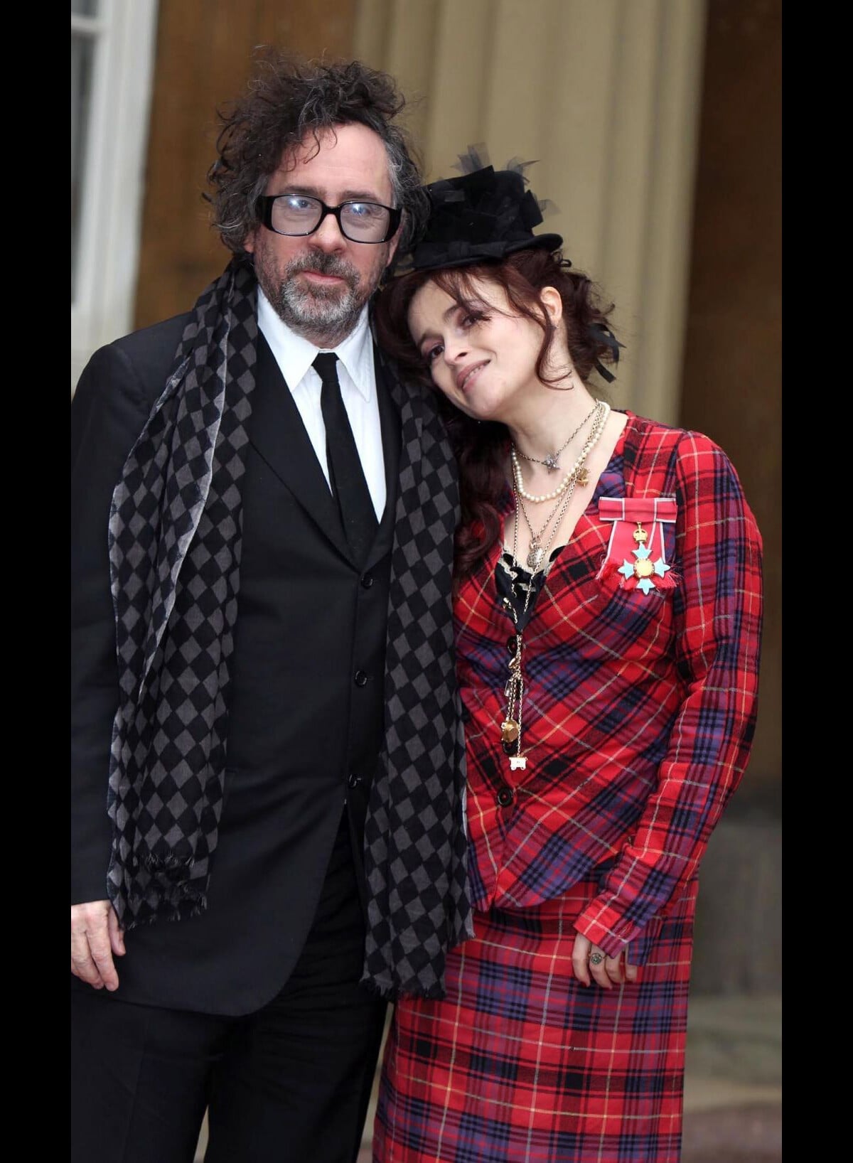 Photo : Helena Bonham Carter et Tim Burton à Londres à Buckingham ...