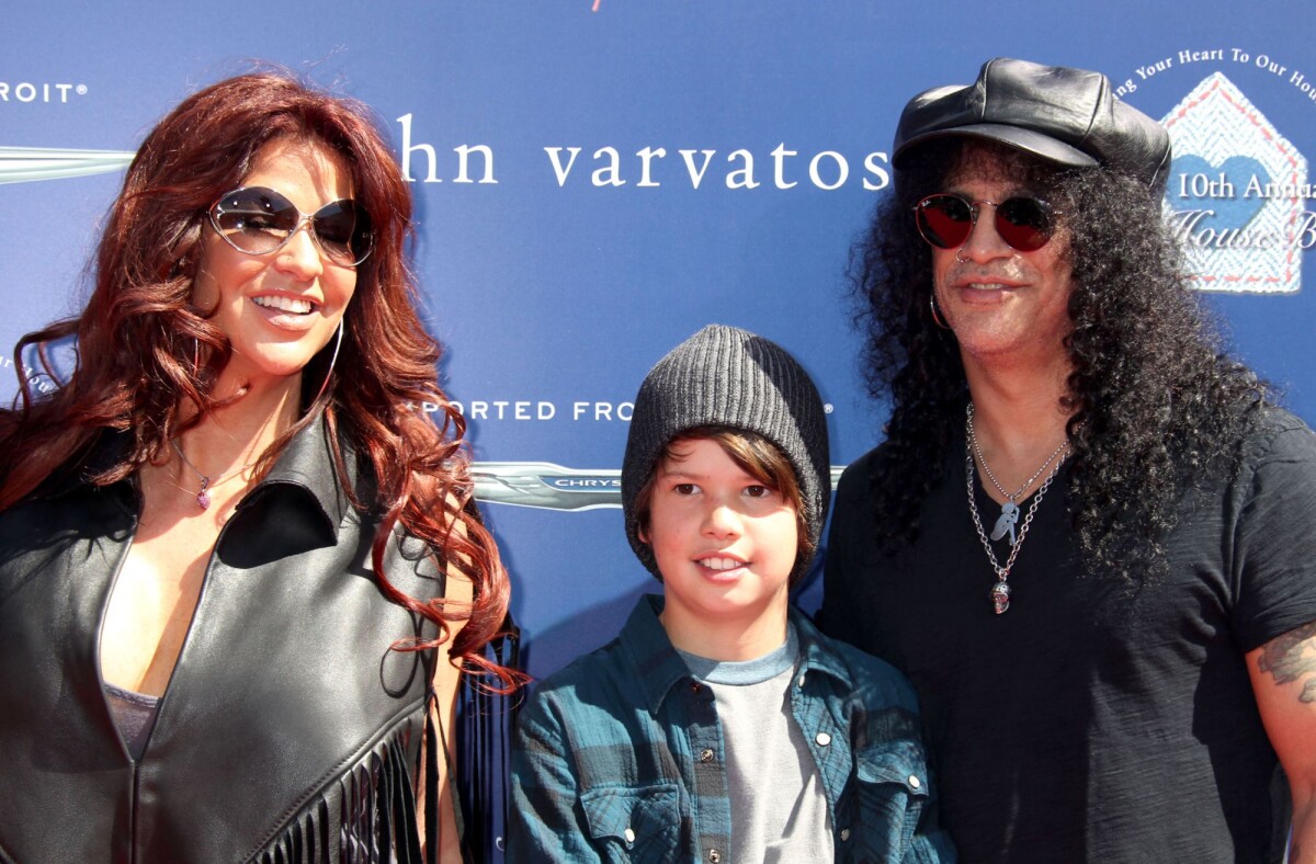 Photo : Slash, Perla Hudson a la 10eme soiree annuelle "Stuart House ...