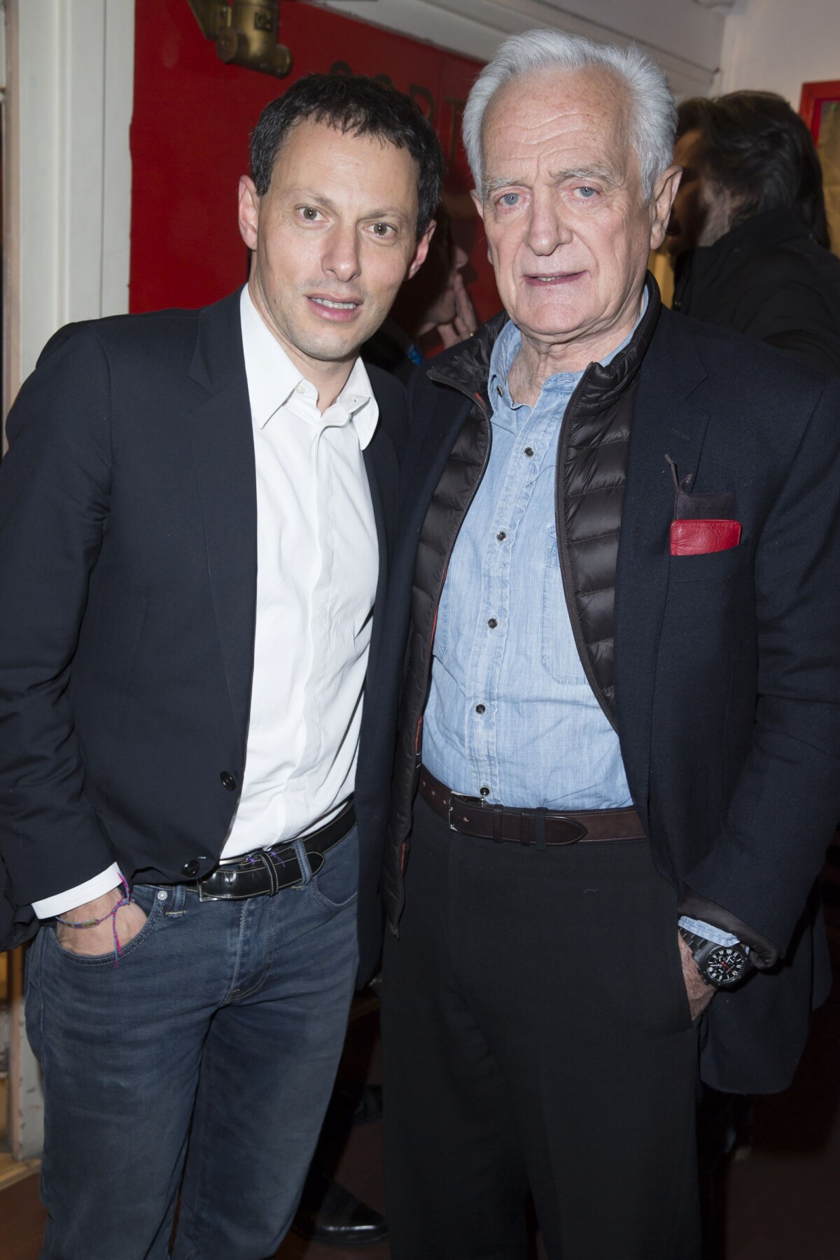 Photo : Marc-Olivier Fogiel et Philippe Labro - A l'occasion de la ...