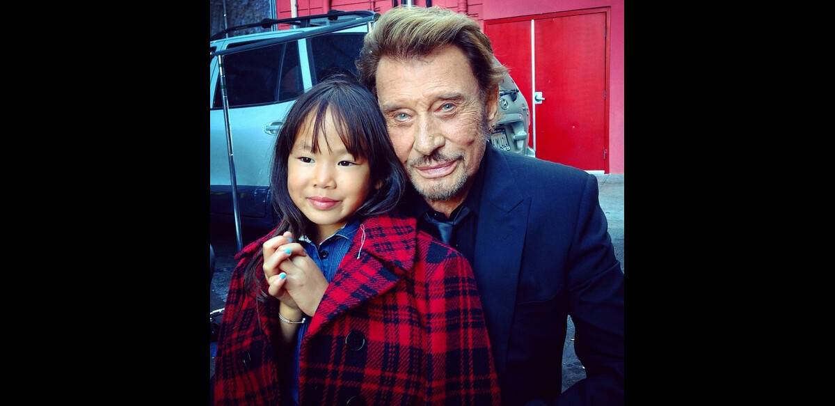 Photo : Johnny Hallyday et sa fille Joy sur le tournage de son nouveau ...