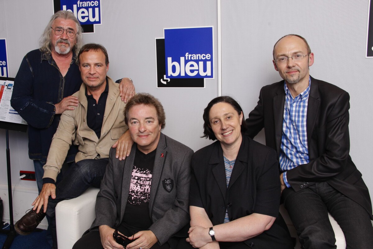 Photo : Serge Koolenn et Richard Dewitte lors de l'émission "On repeint ...