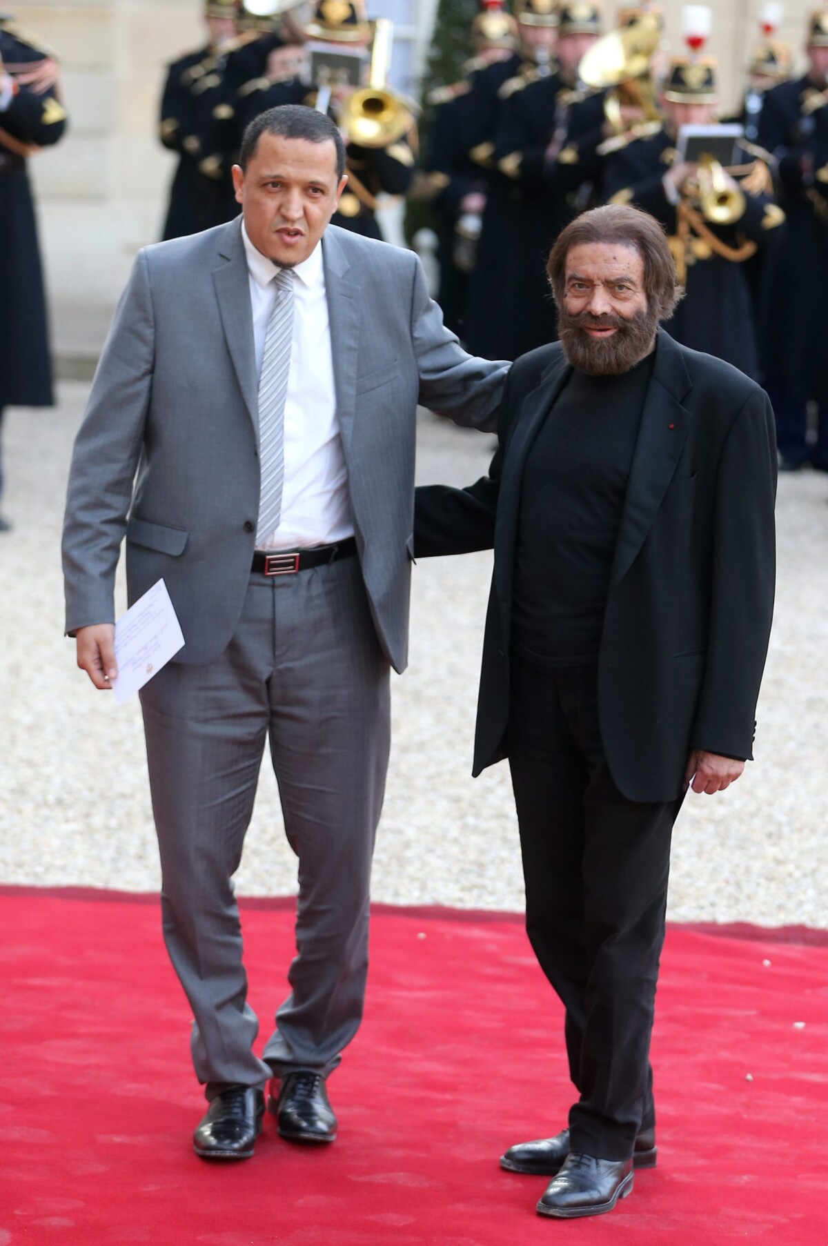 Photo : L'imam de Drancy Hassen Chalghoumi et Marek Halter - Dîner d ...