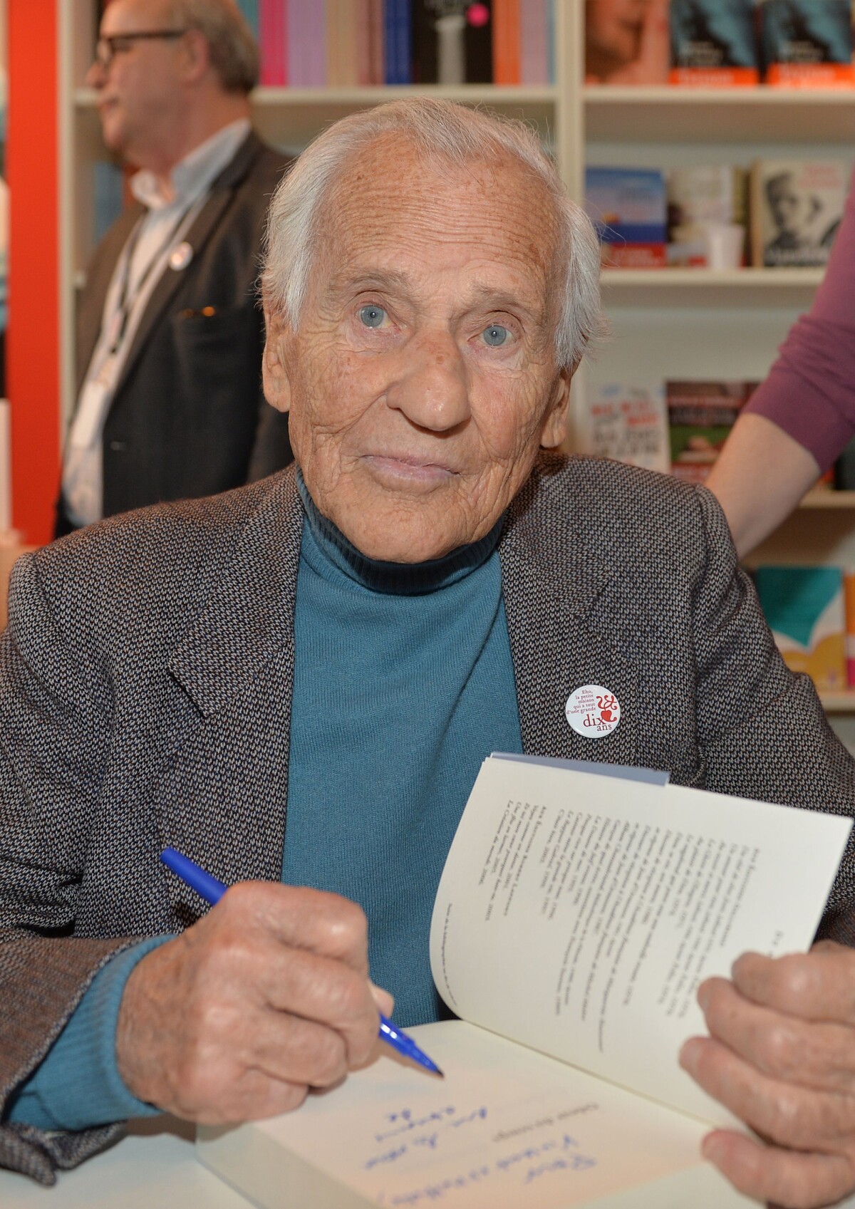 Photo : Jean d'Ormesson - 35ème salon du livre au parc des Expositions ...