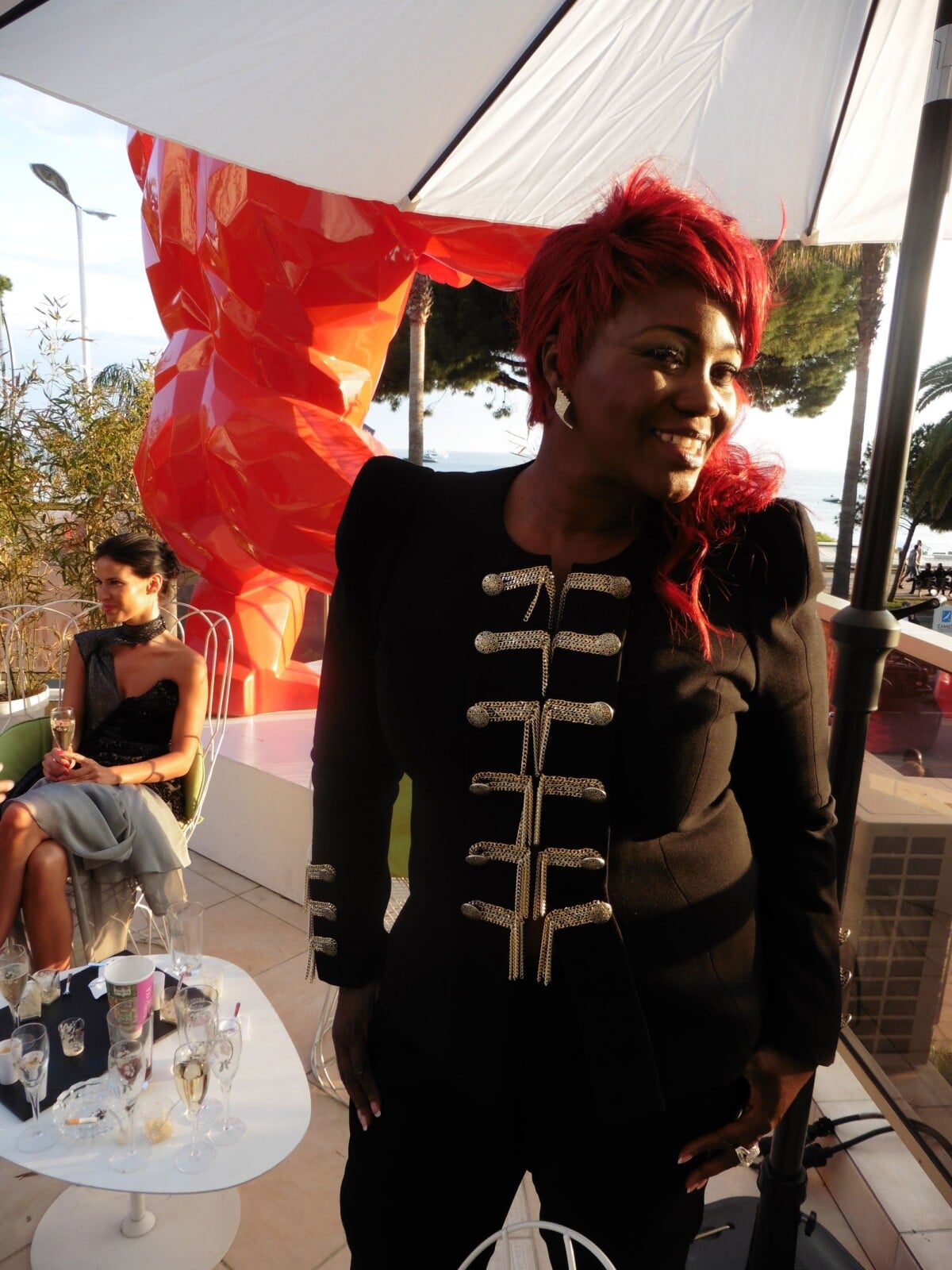 Photo : Exclusif - Stacey King (The Voice 3) pose lors d'une soirée à ...