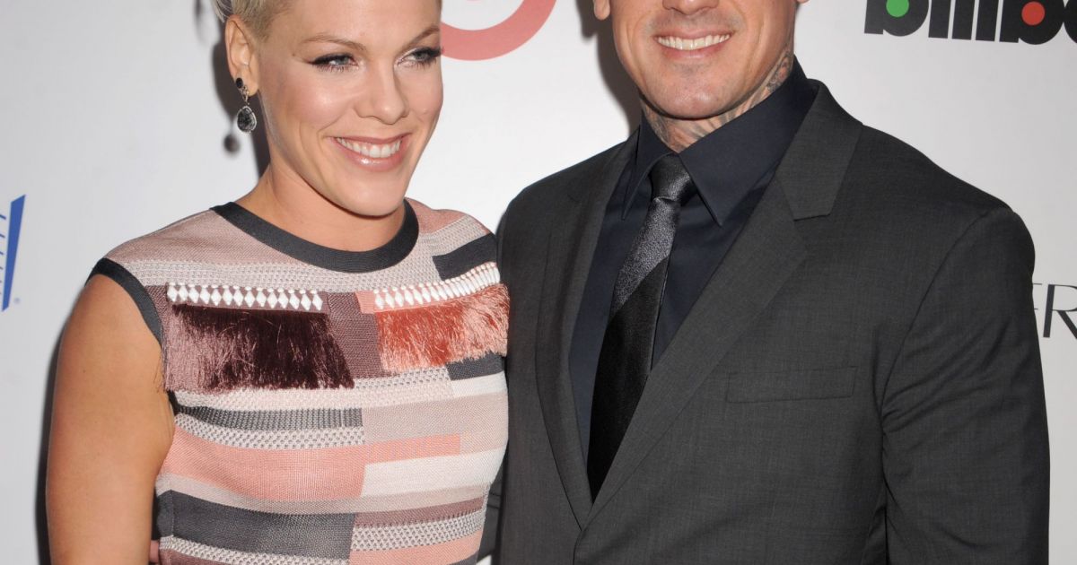 La chanteuse Pink et son mari Carey Hart - Personnalites lors des ...