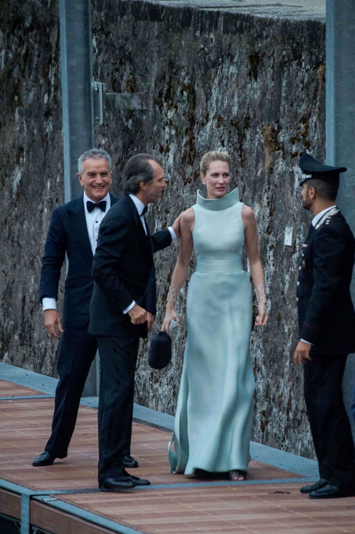Photo : Le comte Ugo Brachetti-Peretti, sa femme Isabella Borromeo ...