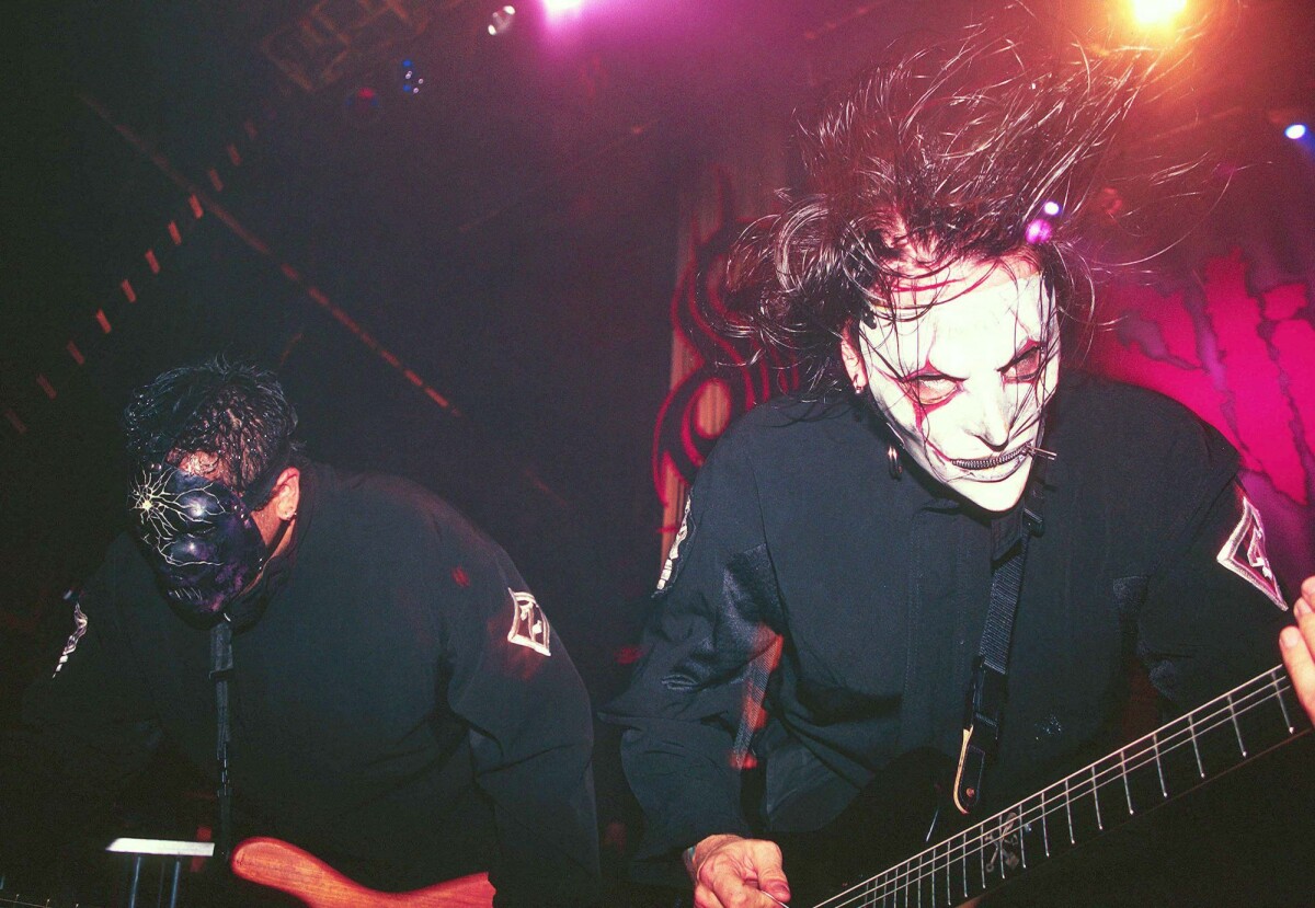 Photo : Slipknot en concert à l'Astoria de Londres le 24 mai 2004 ...