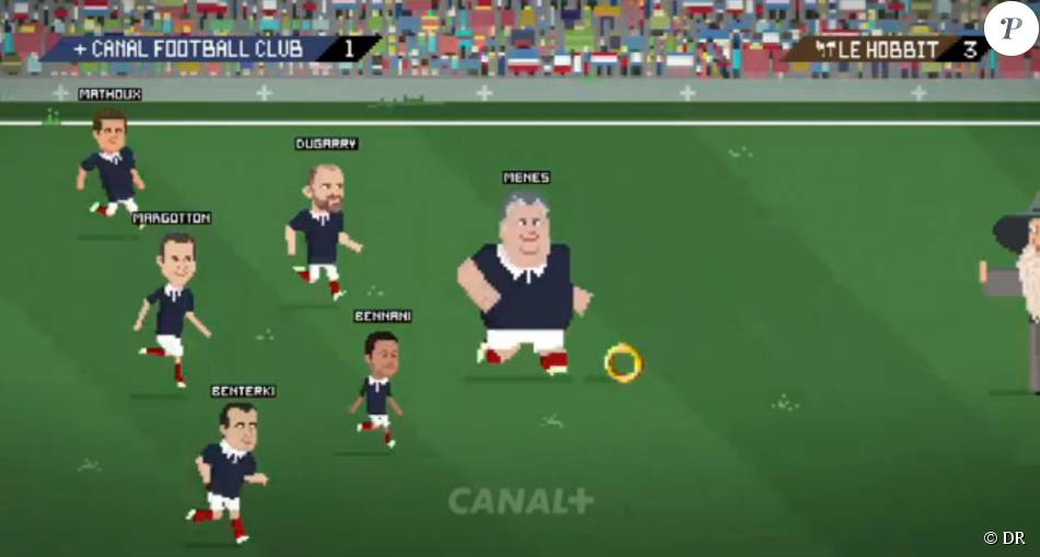 Pierre Menez dans le clip de rentrée 2015-2016 de Canal +. - Purepeople