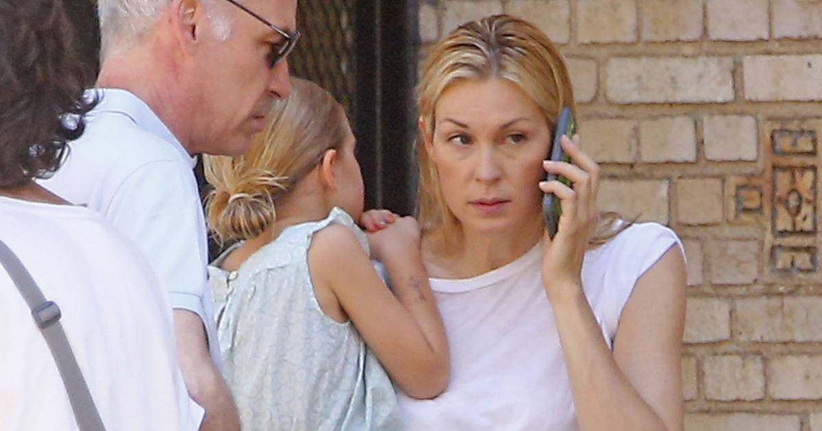Exclusif - Kelly Rutherford se promène avec ses enfants Hermes et ...