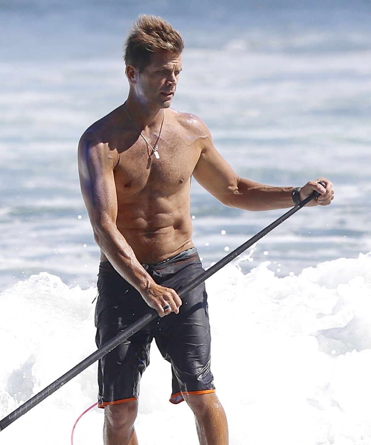 Photo : Exclusif - David Chokachi (Alerte à Malibu) avec sa femme Susan ...