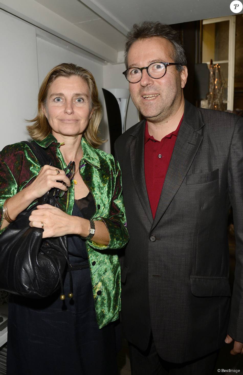 Martin Hirsch et sa femme Florence Noiville - Soirée du Nouvel An juif ...
