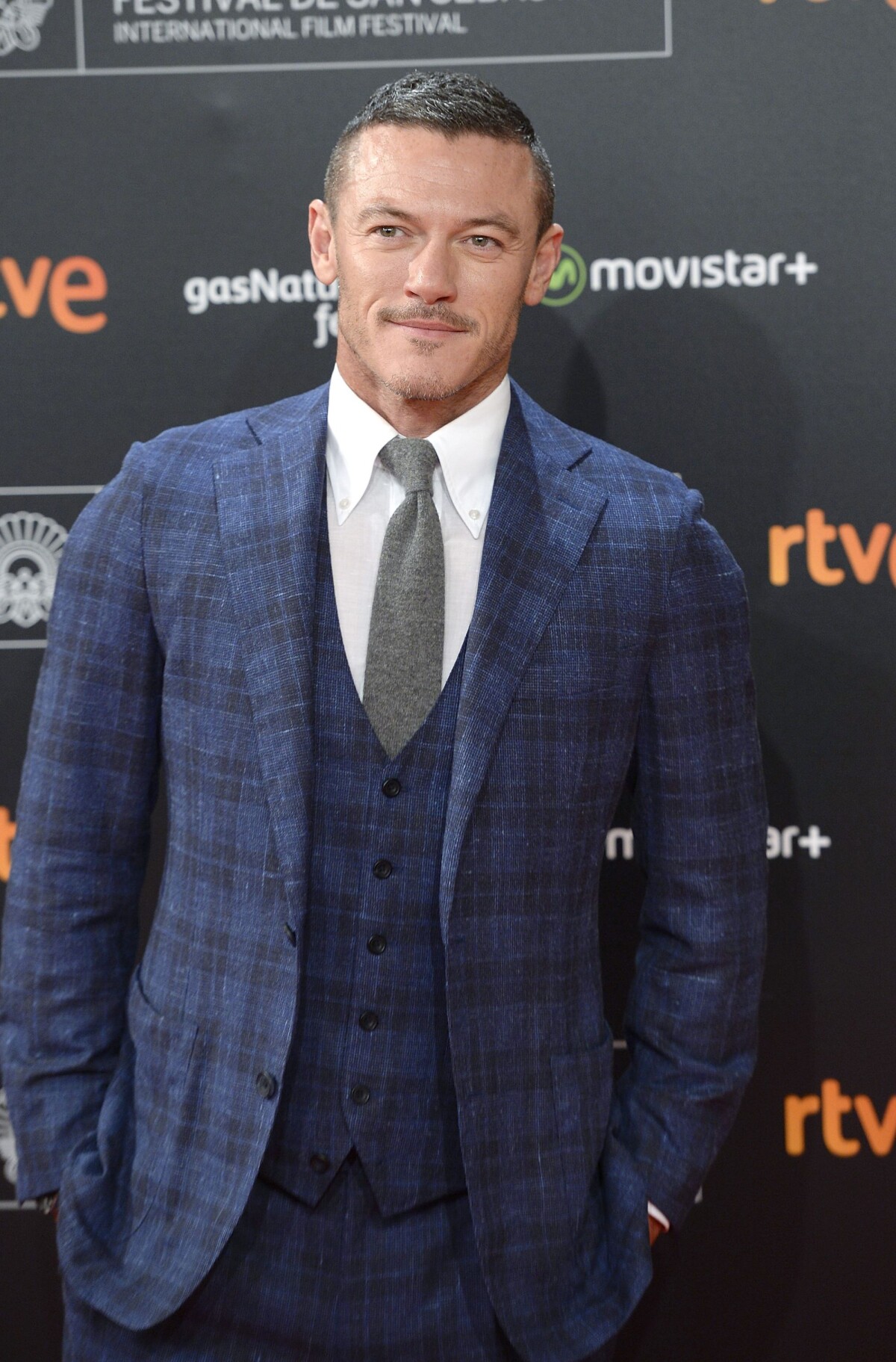 Photo : Luke Evans - Première du film "High Rise" lors du 63e Festival ...