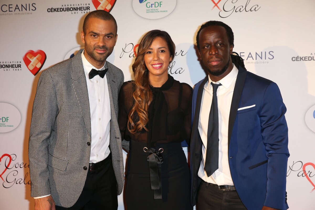 Photo : Tony Parker, Youssoupha et une amie lors du "Par Coeur Gala ...