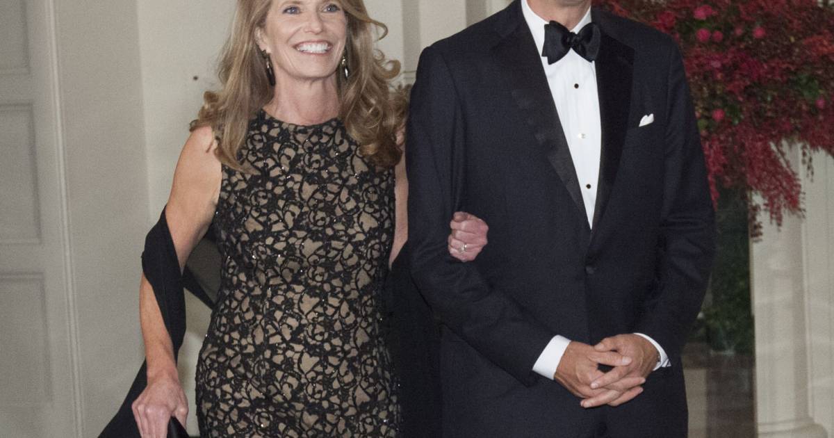 Brian Roberts, et Aileen Roberts au dîner d'état pour le président ...