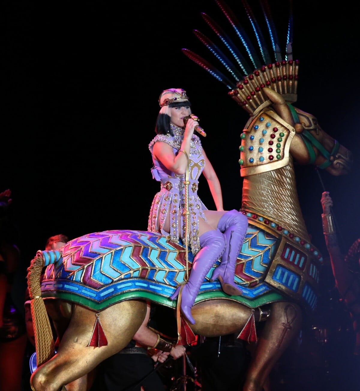 Photo : Katy Perry en concert sur la scène du festival Rock In Rio à ...
