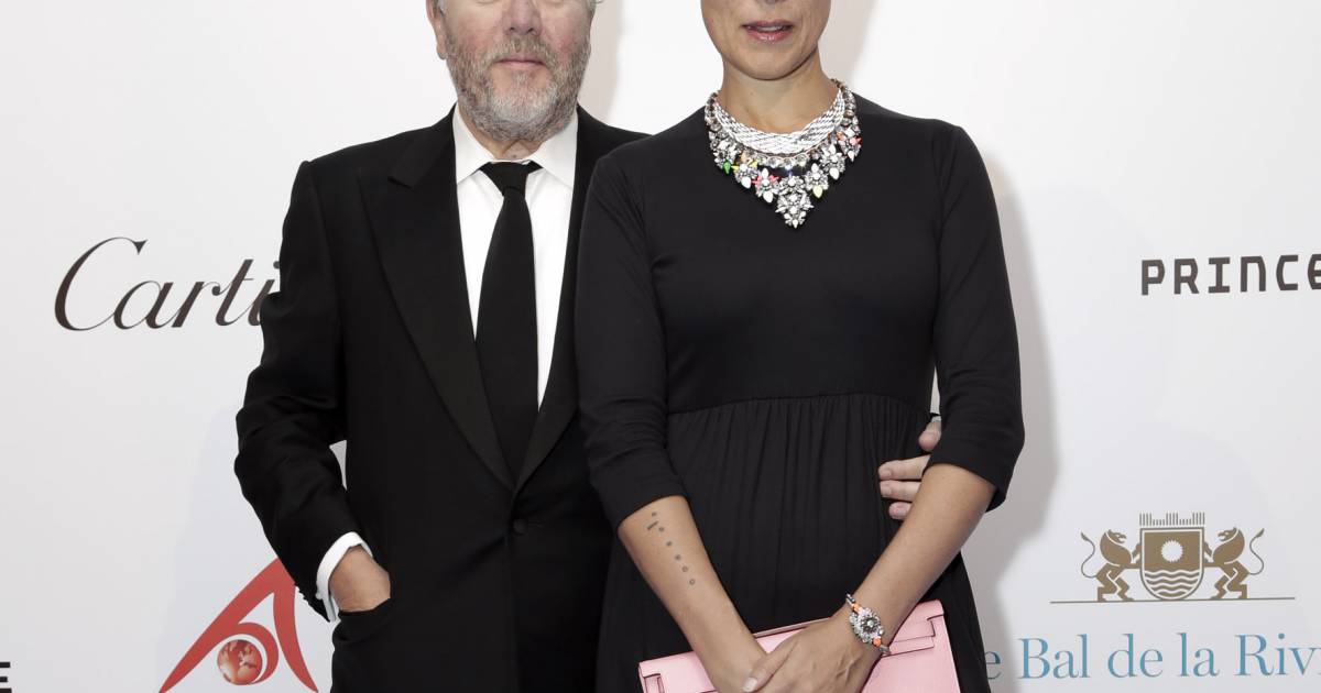 Philippe Starck et sa femme Jasmine Abdellatif lors du Bal de la ...