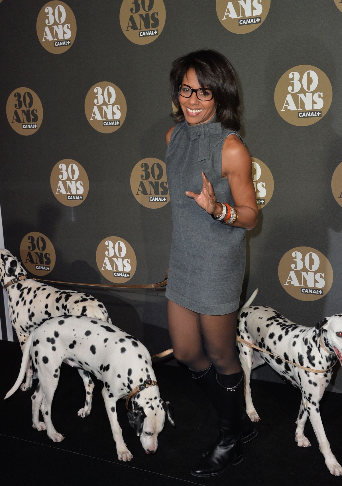 Photo : Audrey Pulvar - Soirée des 30 ans de Canal + au Palais de Tokyo ...