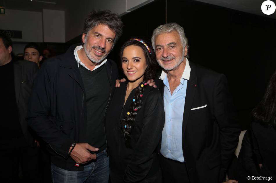 Fabien Provost, Alizée, Franck Provost - Backstage du défilé du 21ème ...
