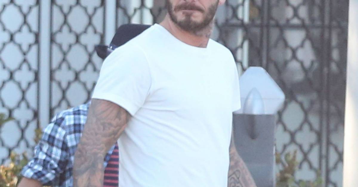 Exclusif - David Beckham à Hollywood, le 30 novembre 2015 - Purepeople