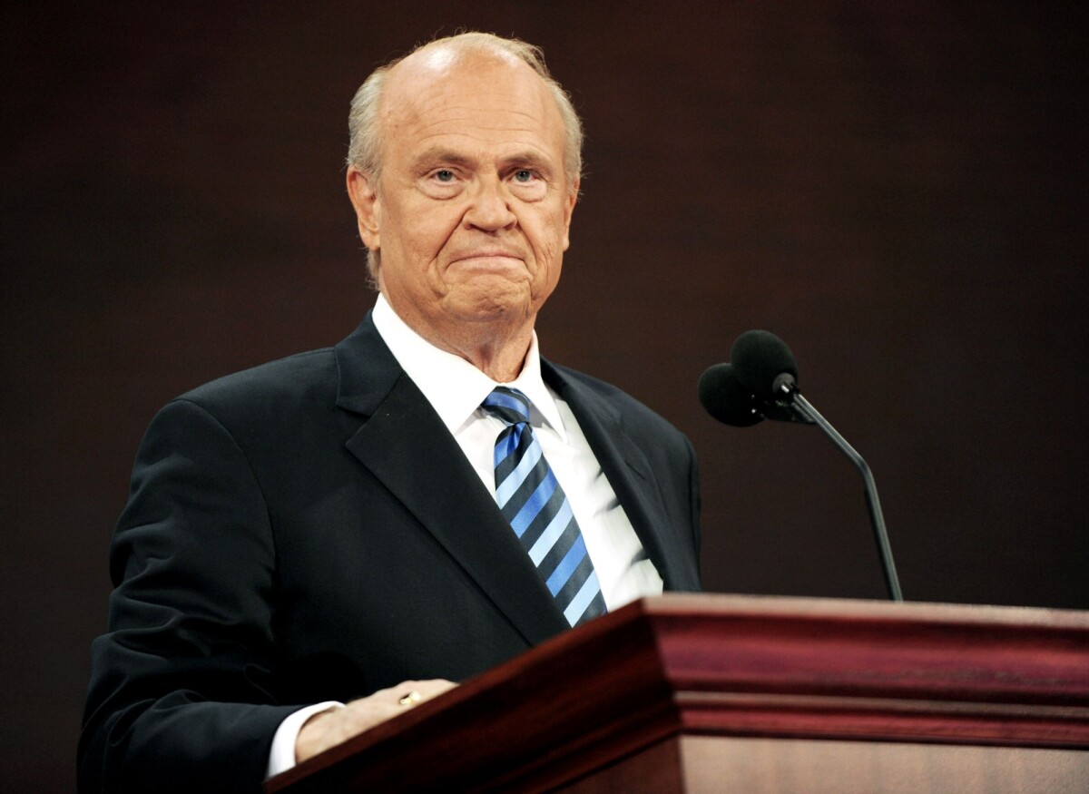 Photo : Fred Thompson à la convention nationale des Républicains à ...