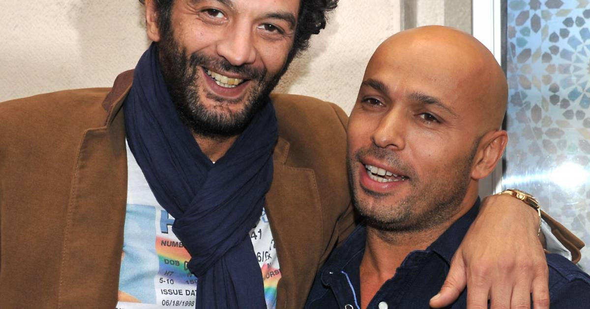 Eric Judor et Ramzy Bedia à Paris le 16 avril 2013 - Purepeople