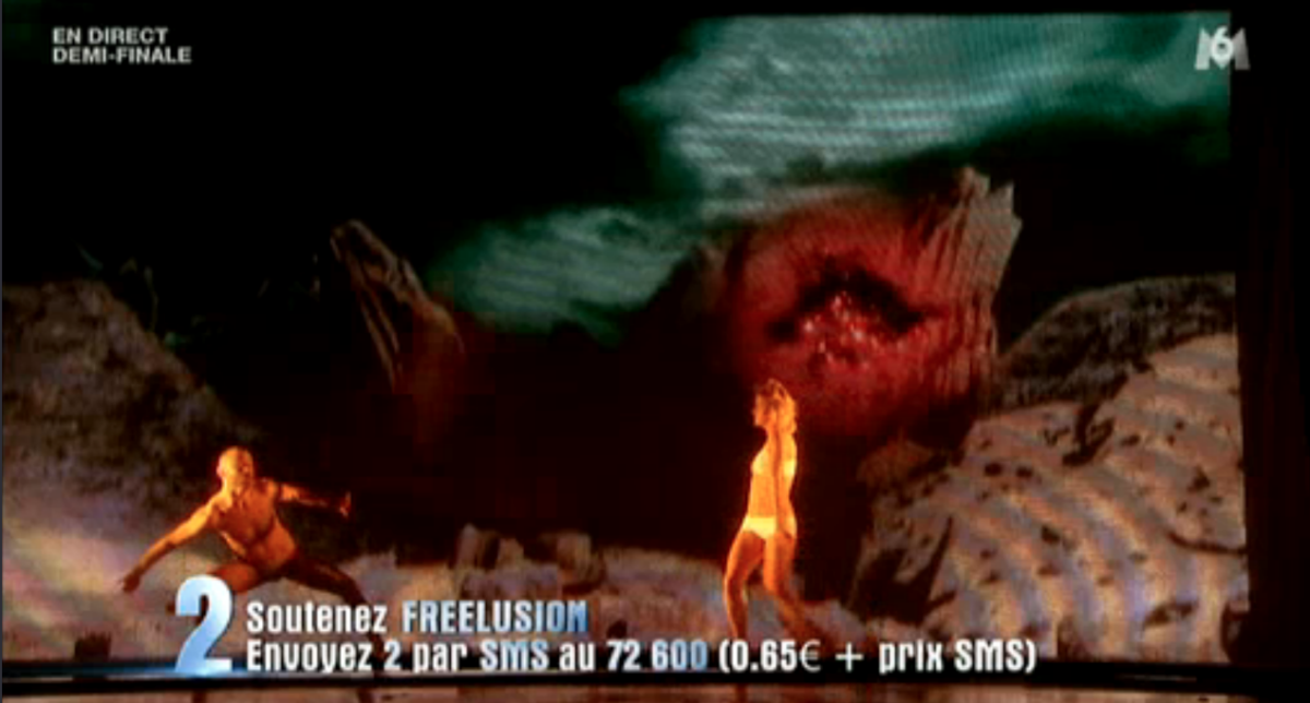 Photo : Freelusion, dans la demi-finale d'Incroyable Talent saison 10 ...