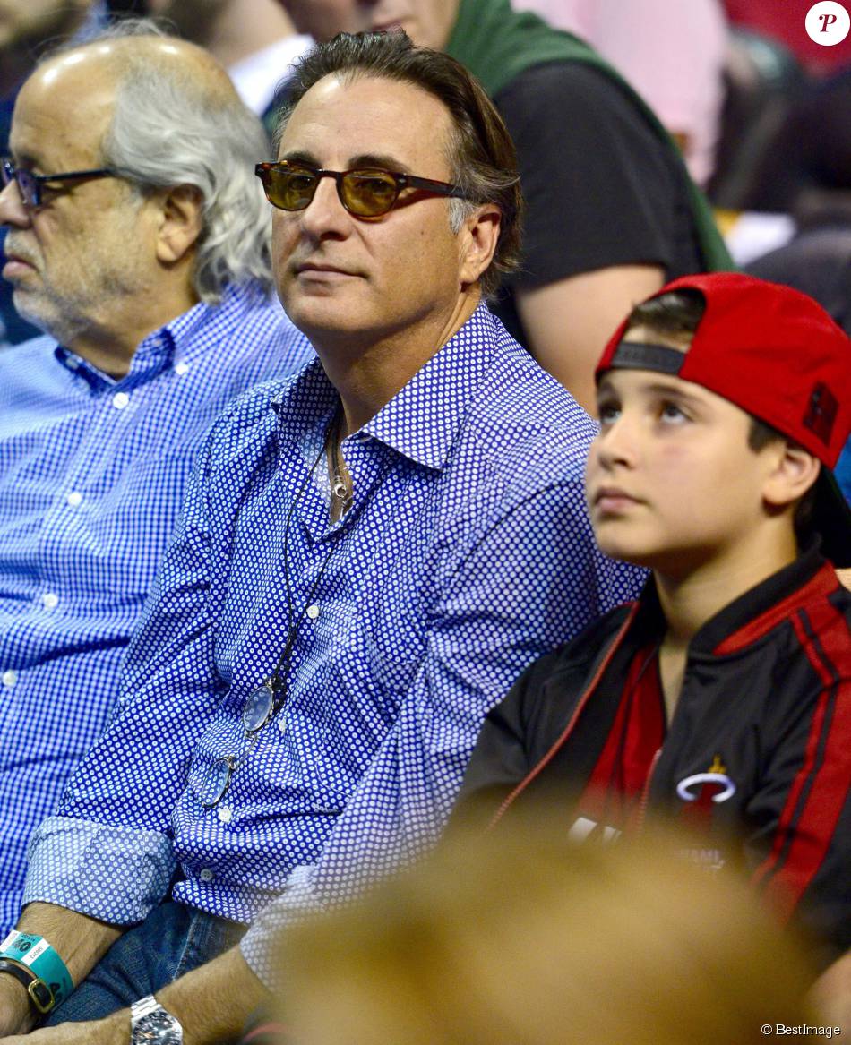 Andy Garcia et son fils Andres à Miami, le 31 mars 2015. - Purepeople