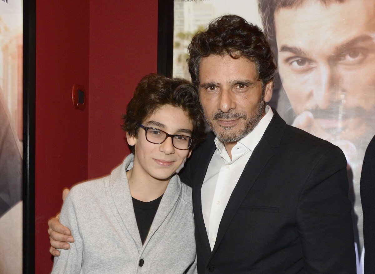 Photo : Pascal Elbé et son fils Léo - Avant-première du film "Je compte ...