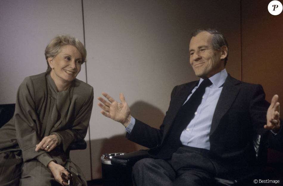 Madame Claude (Fernande Grudet) et l'écrivain Jean d'Ormesson, le 6 mai ... Madame Claude (Fernande Grudet) et l'écrivain Jean d'Ormesson, le 6 mai ...