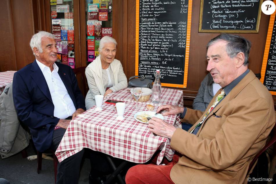 Exclusif - Prix spécial - no web - Jean-Paul Belmondo, Micheline Chaban ...