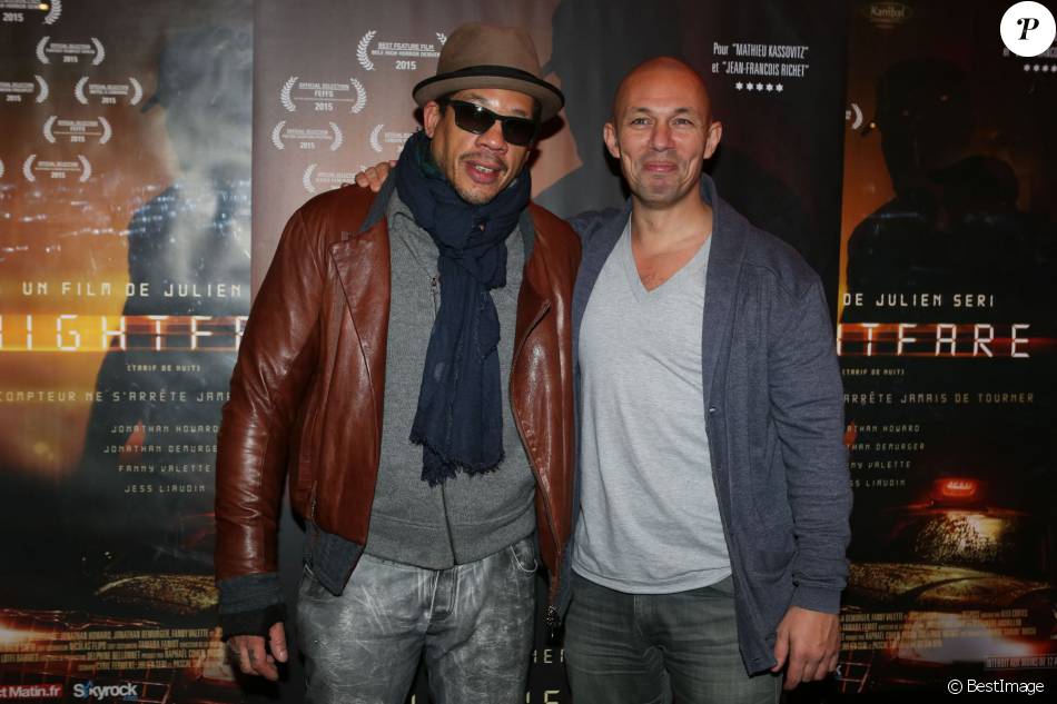 JoeyStarr, Julien Seri (réalisateur) - Avant-première du film Night ...