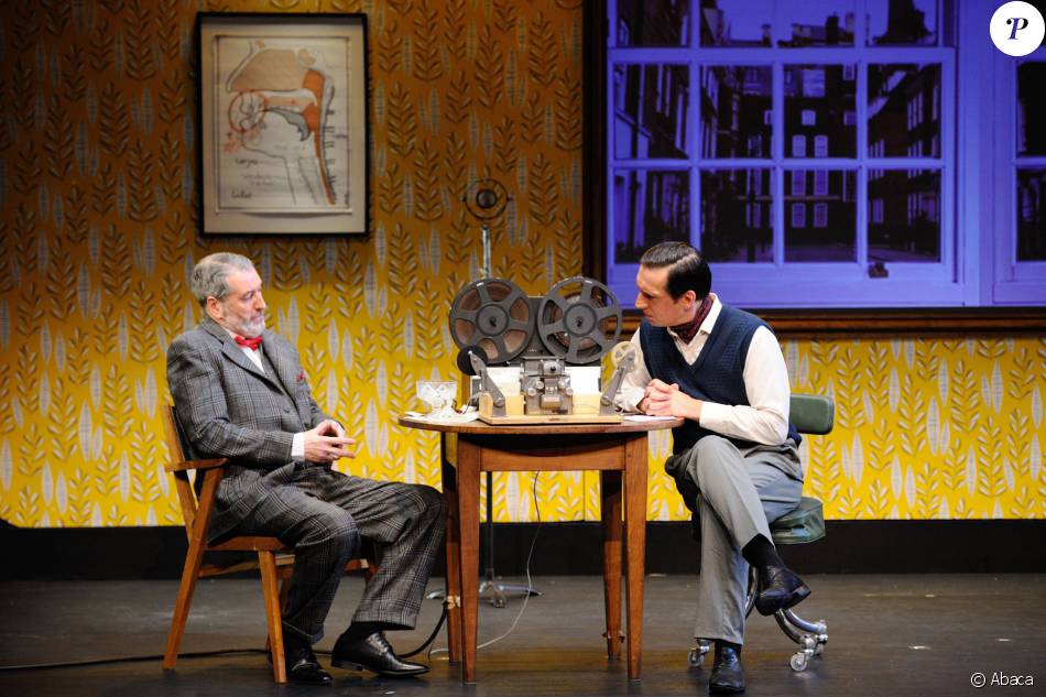 Philippe Colin et Benjamin Egner lors du filage de la piece 'Pygmalion ...