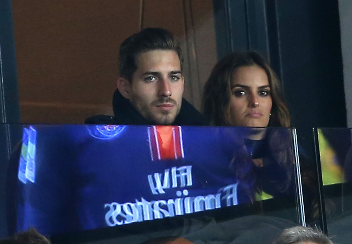 Photo : Kevin Trapp et sa compagne Izabel Goulart assistent au match de ...