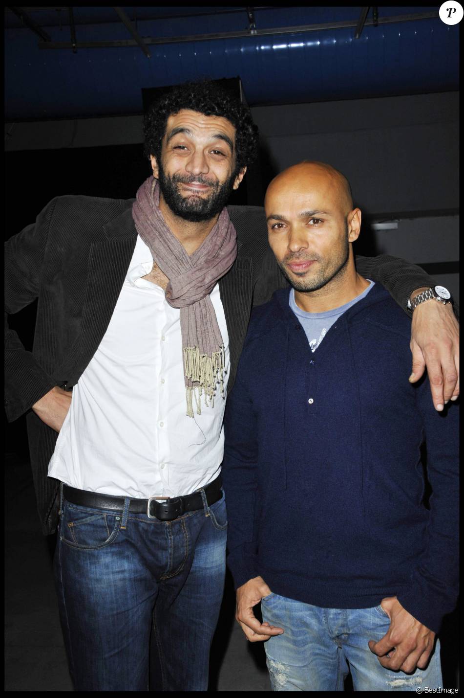 Ramzy Bedia et Eric Judor à Paris le 6 novembre 2010. - Purepeople