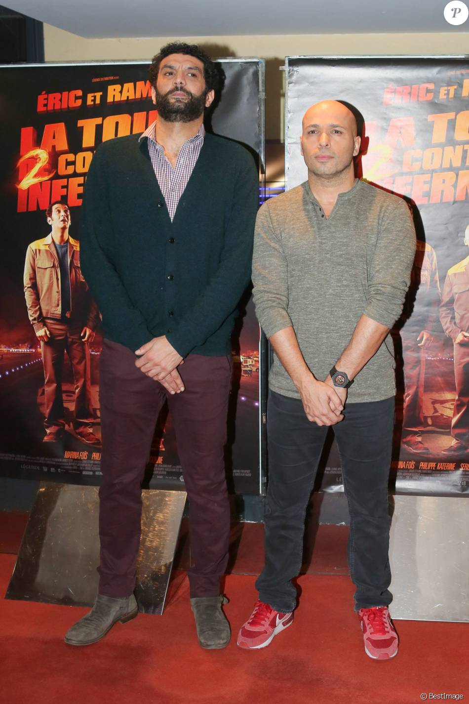 Ramzy Bedia, Eric Judor - Avant-première du film La Tour 2 contrôle ...