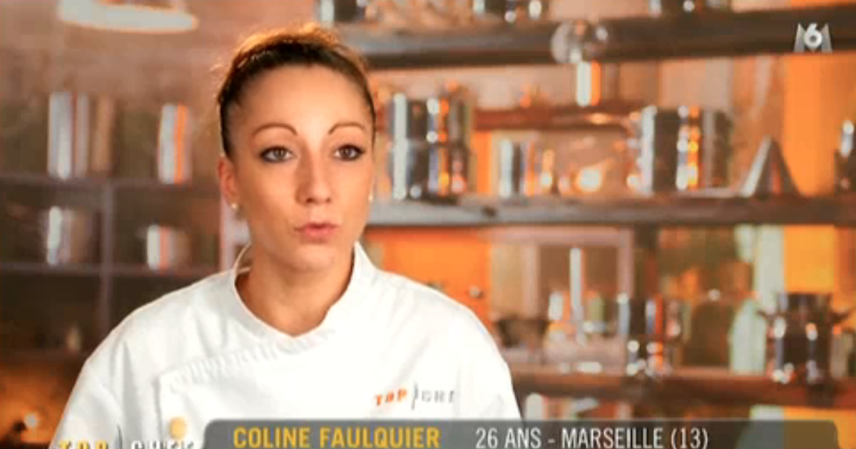 Coline, dans Top Chef, le lundi 4 avril 2016. - Purepeople