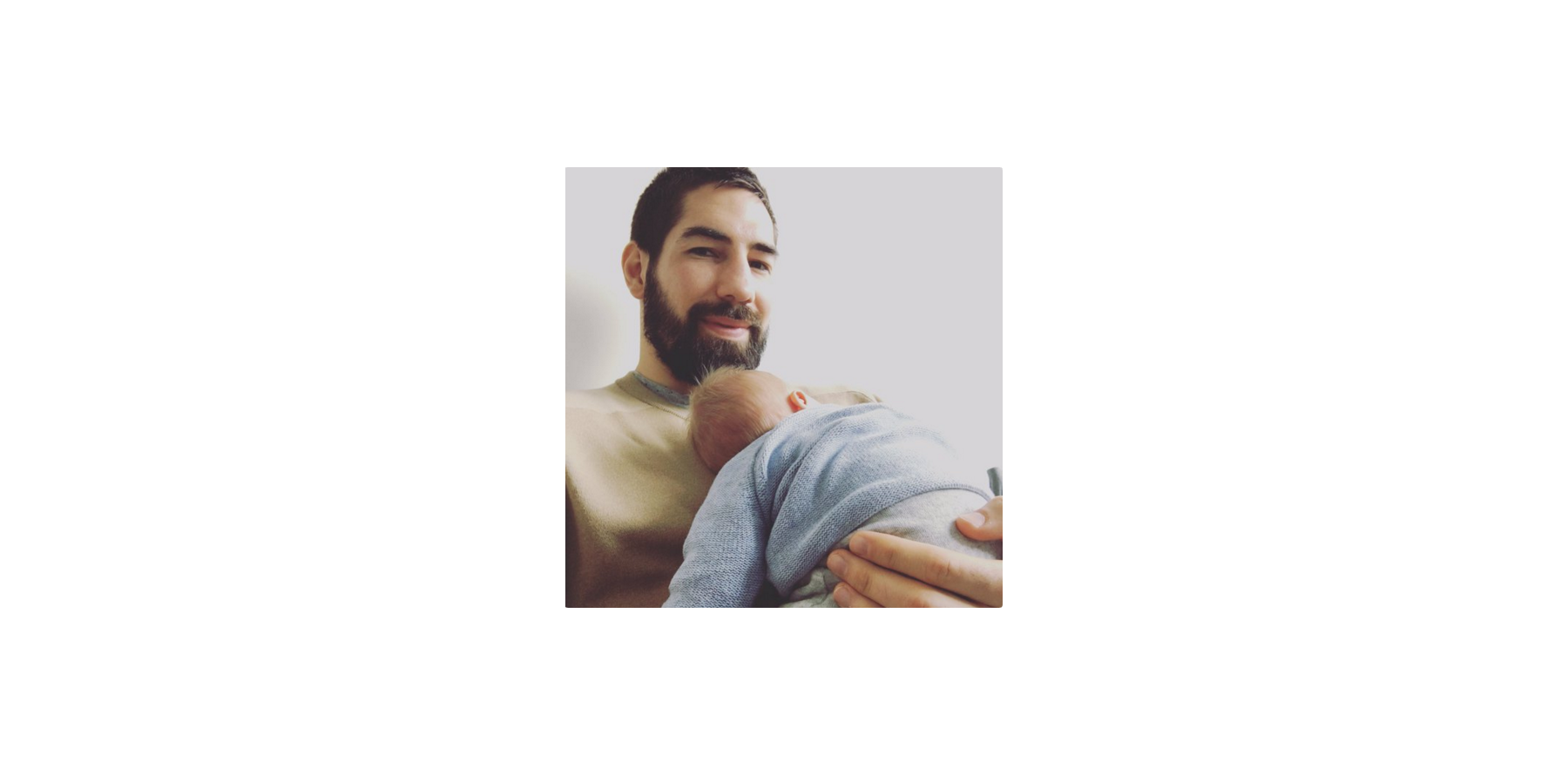 Nikola Karabatic : Jeune papa triomphant, avec un coup de main de son ...