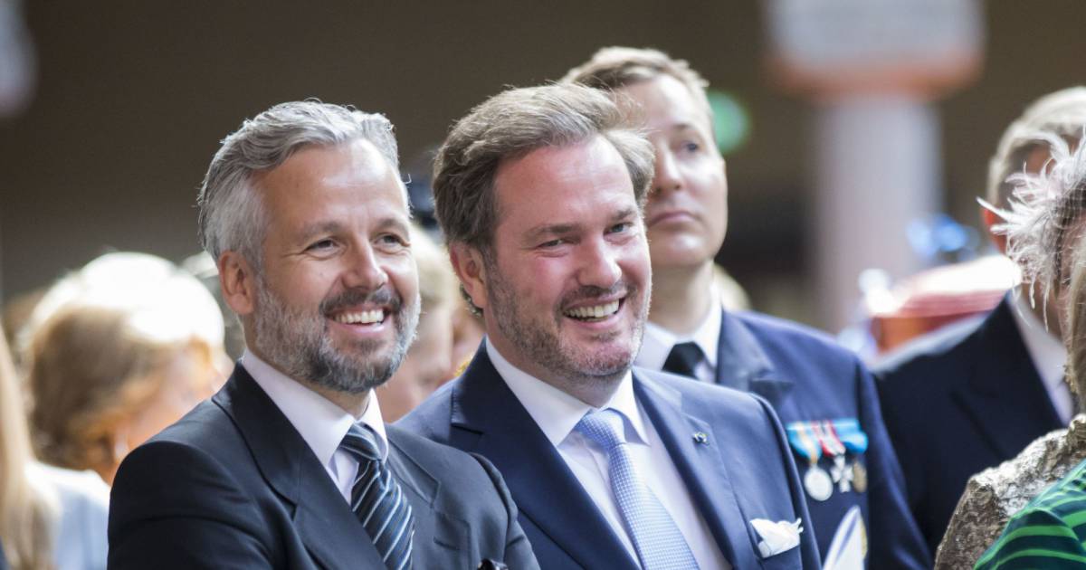 Ari Behn et Chris O'Neill - Cérémonie à l'hôtel de ville de Stockholm ...