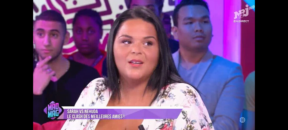 Photo : Sarah Fraisou des "Anges 8" invitée du "Mad Mag" du lundi 23 ...