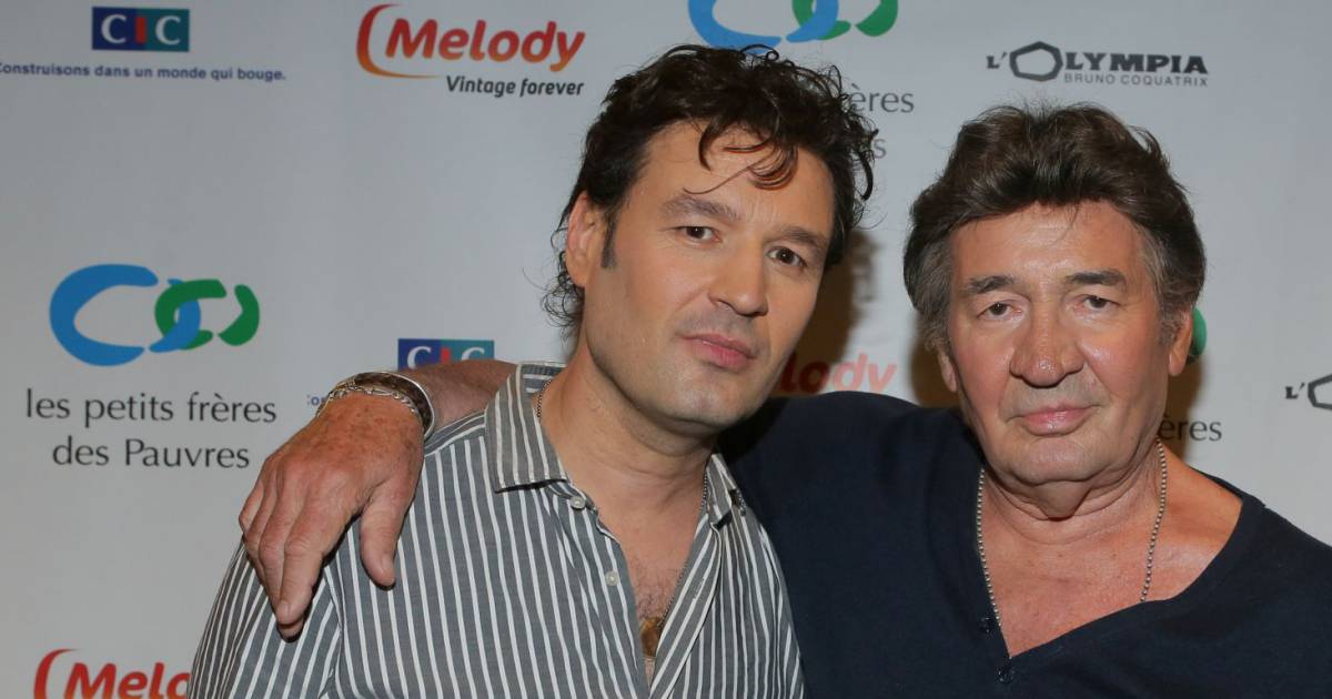 Pascal Danel et son fils Jean-Pierre Danel - Backstage du concert ...
