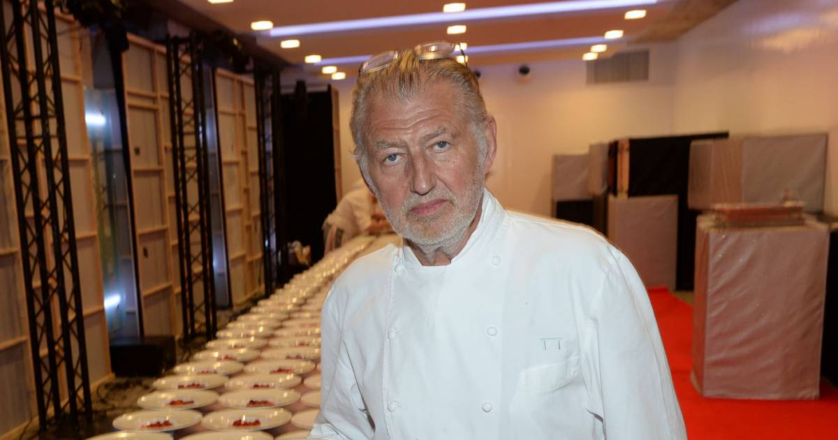 Semi-exclusif - Le chef Pierre Gagnaire - Inauguration de la boutique ...