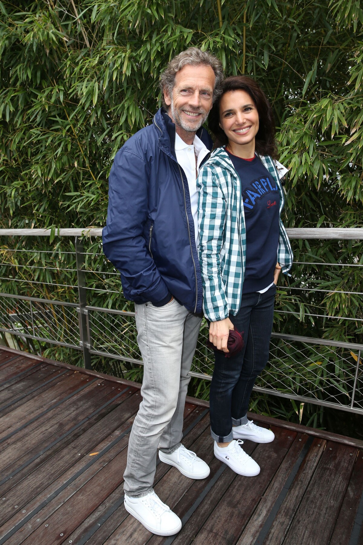 Photo : Stéphane Freiss et sa femme Ursula au village des ...