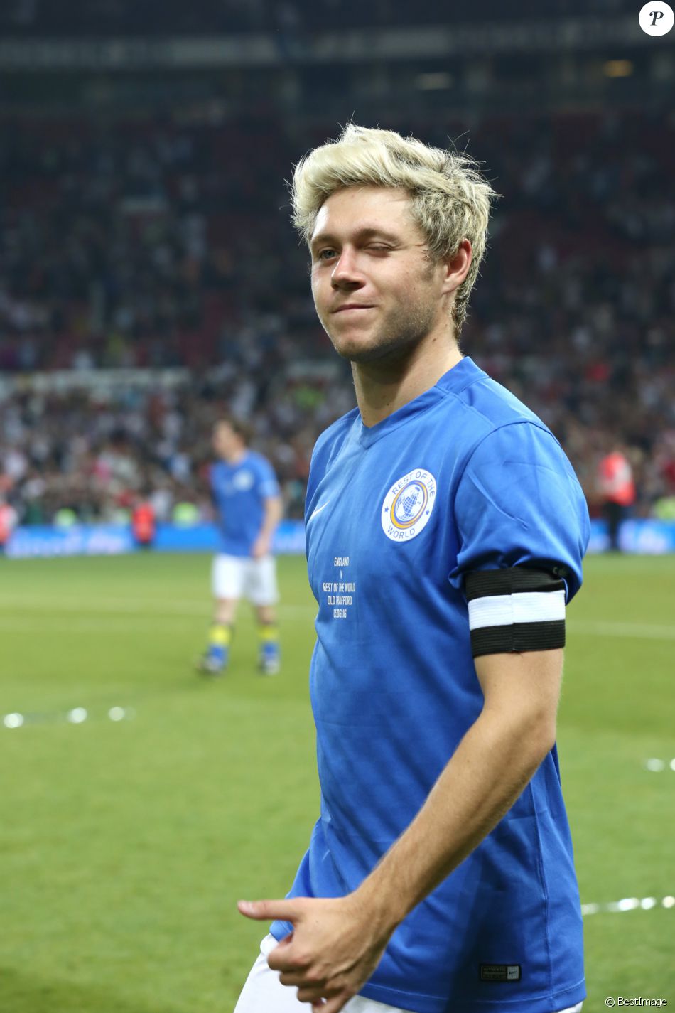 Niall Horan - Match de football caritatif au stade Old Trafford à ...