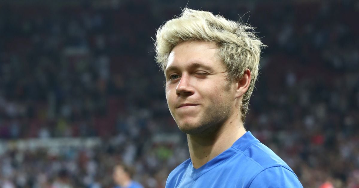 Niall Horan - Match de football caritatif au stade Old Trafford à ...
