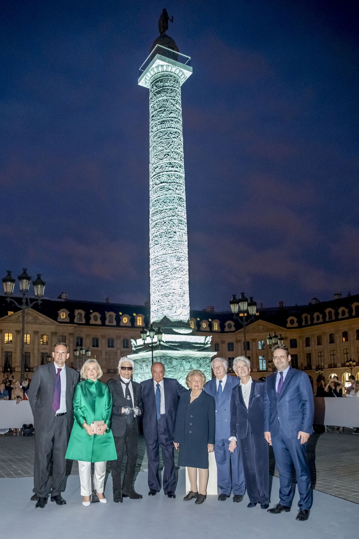 Photo : Heini Wathén, Karl Lagerfeld, Mohamed Al-Fayed, Bernadette ...